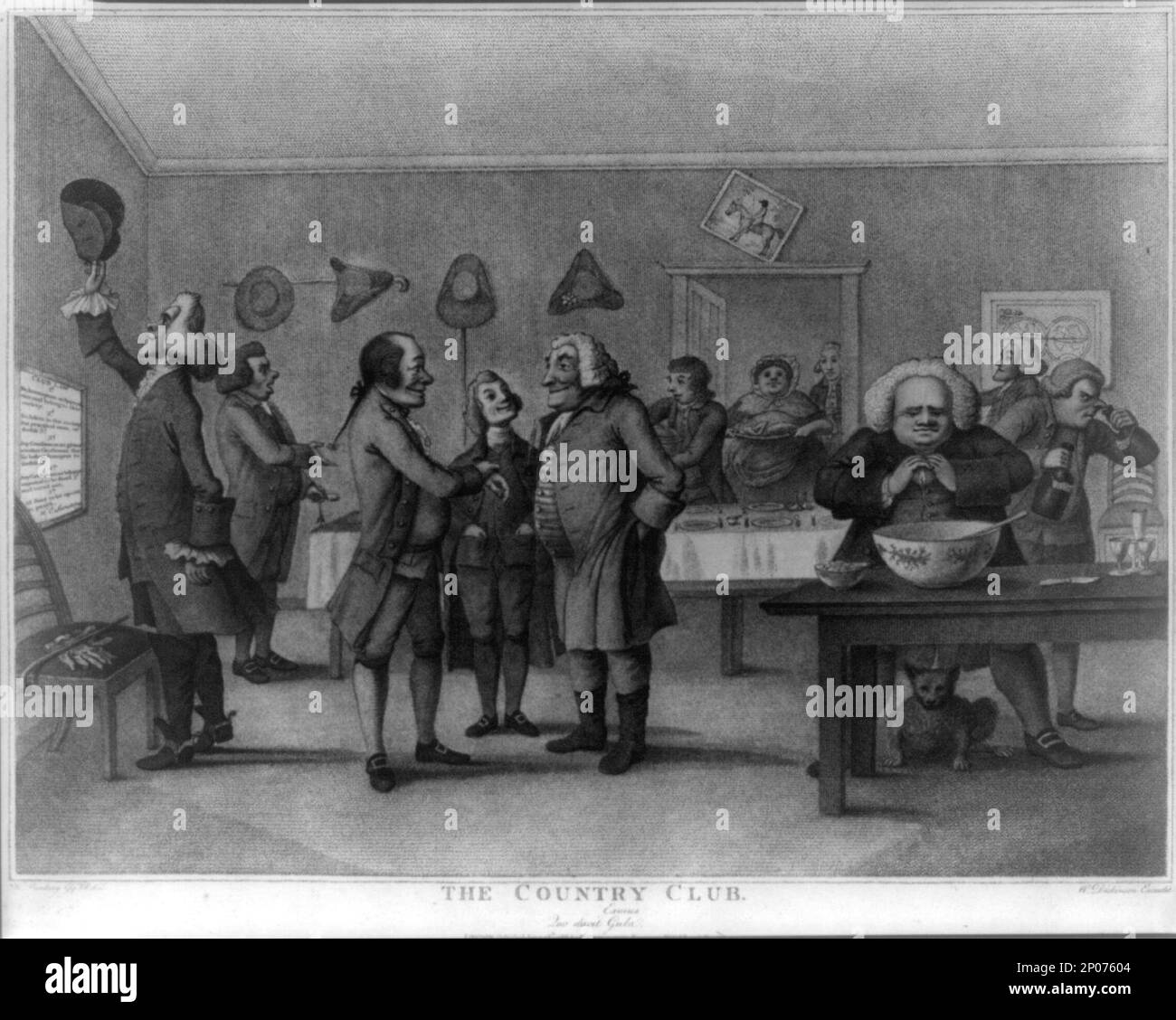 The Country Club H. Bunbury, esqr, delint. ; W. Dickinson, excudit ...