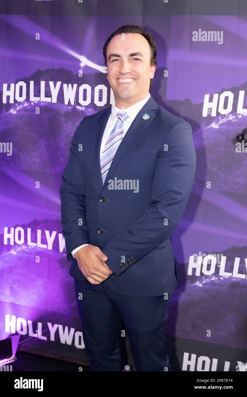 Mayor of Burbank, Konstantine Anthony on the set of Hot in Hollywood ...