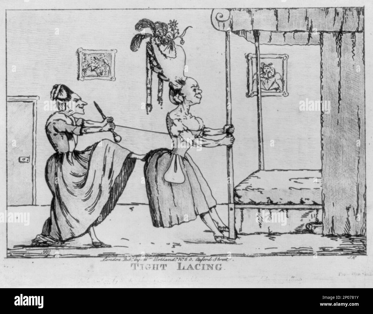 Tight Lacing. British Cartoon Prints Collection , This record contains ...