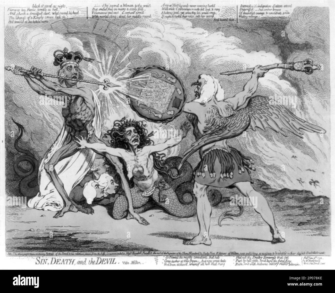 Devil 1800 Black and White Stock Photos & Images - Alamy