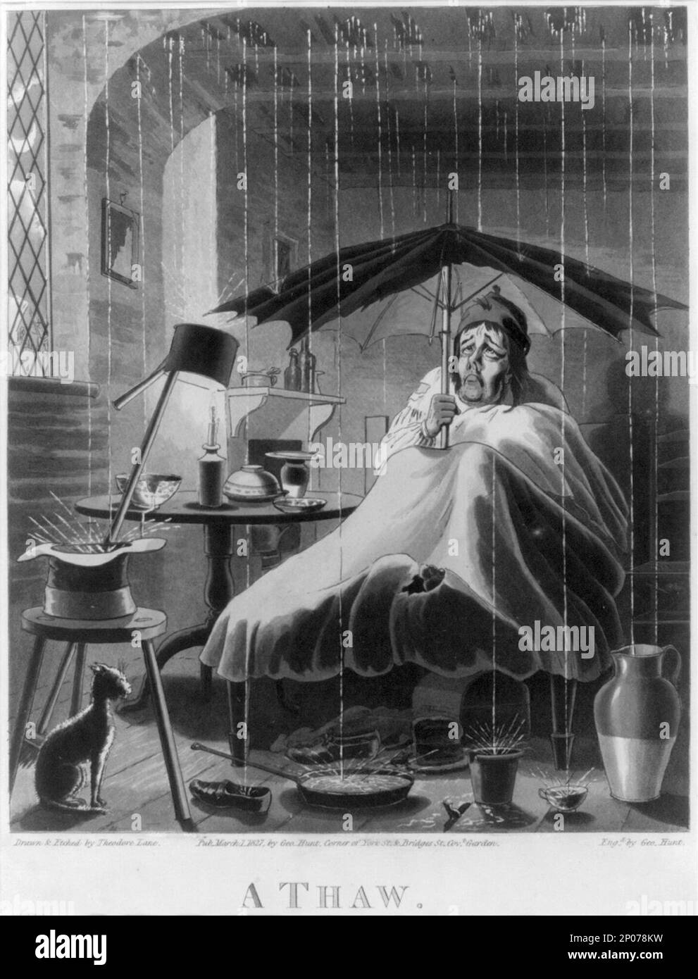 A Thaw. Engraving by George Hunt. Drawn and etched by Theodore Lane ...