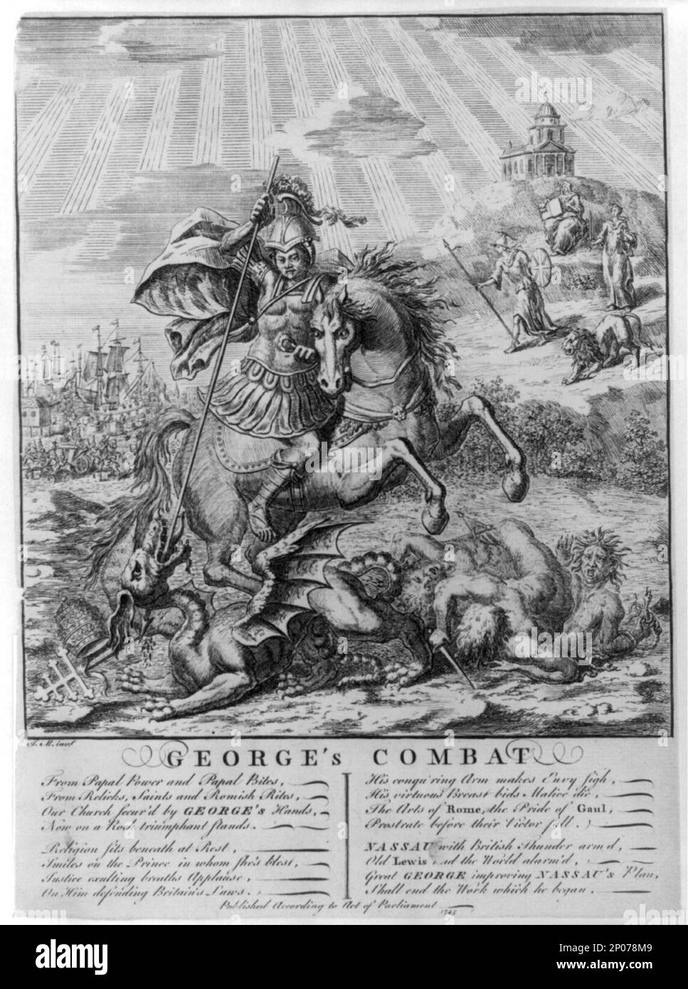 George's Combat. British Cartoon Prints Collection , This record ...