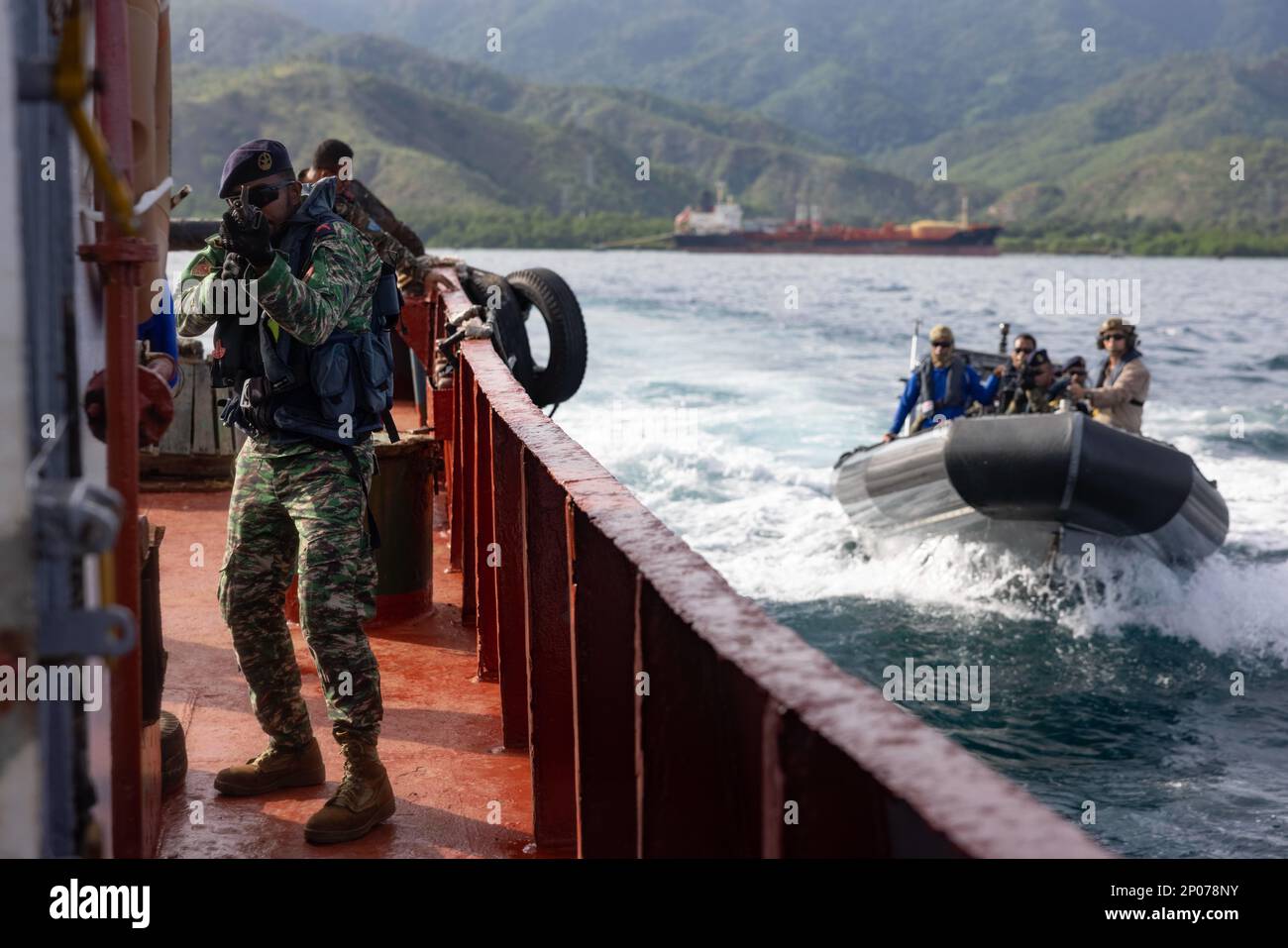 NAVAL BASE HERA, TIMOR-LESTE (Feb. 14, 2023) –A Timor-Leste Fuzilierio ...