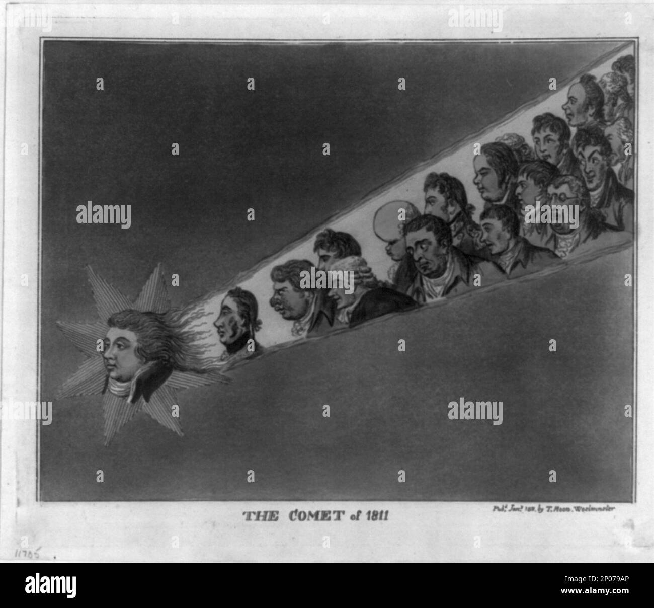 The comet of 1811. British Cartoon Prints Collection , This record ...