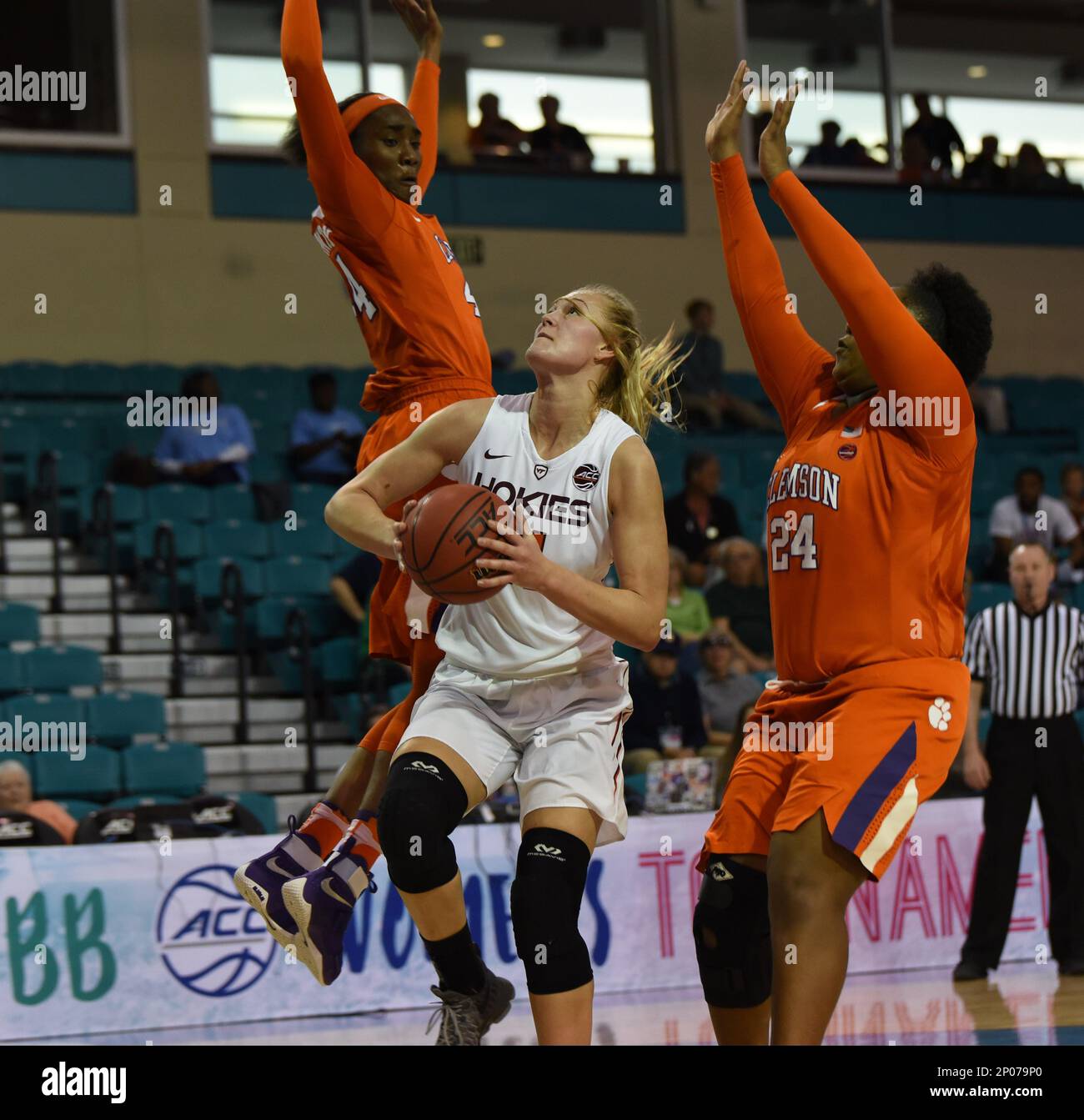 CONWAY, SC - MARCH 01: Virginia Tech Hokies forward Regan Magarity (11 ...