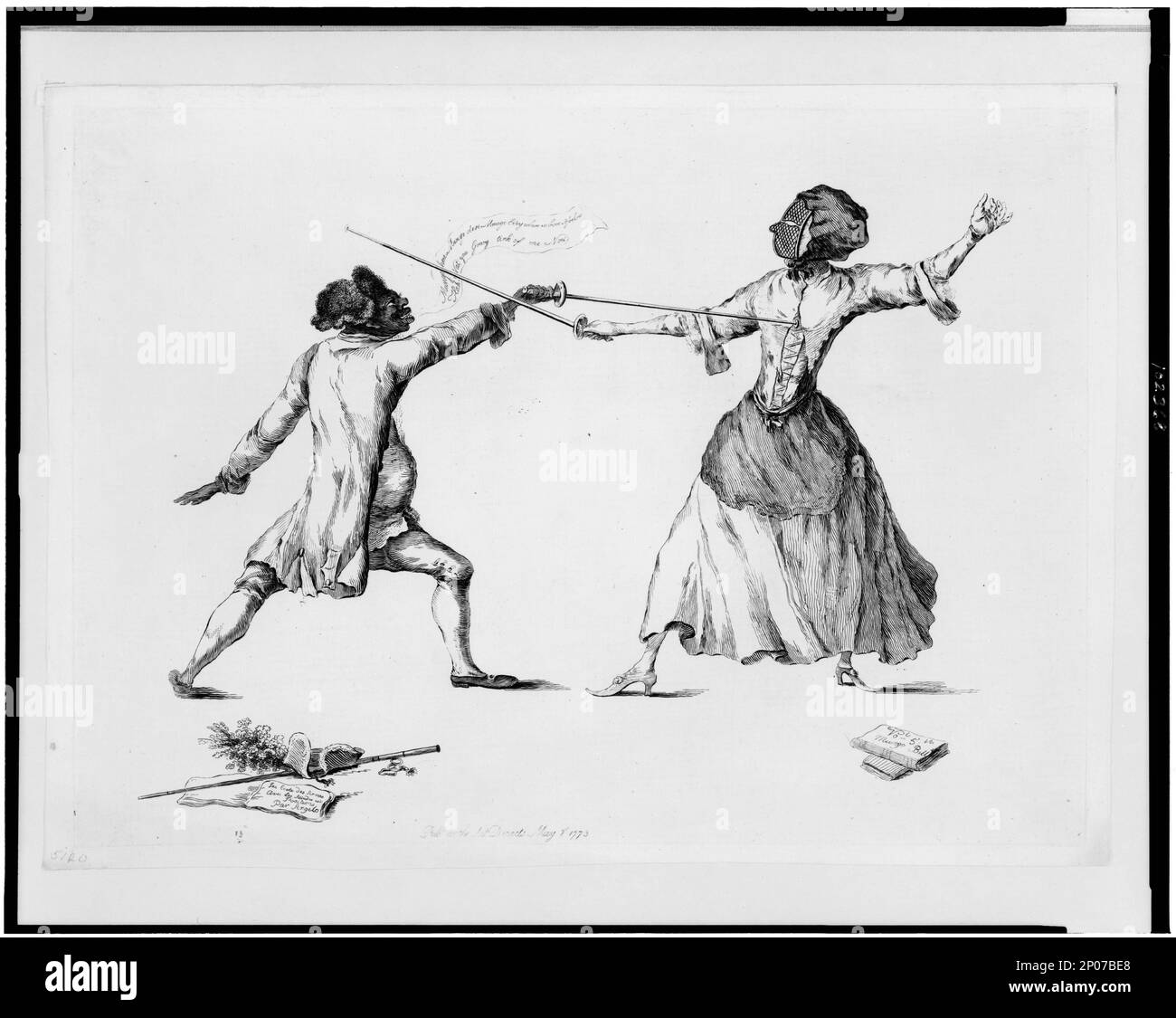 The Duchess of Queensberry and Soubise. British cartoon Prints ...