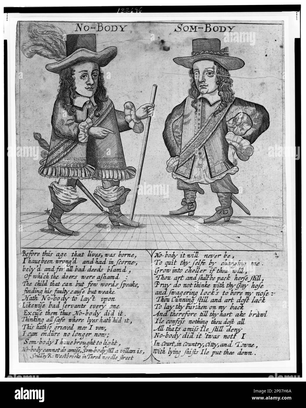 No-body Som-body. British cartoon Prints collection . Social classes ...