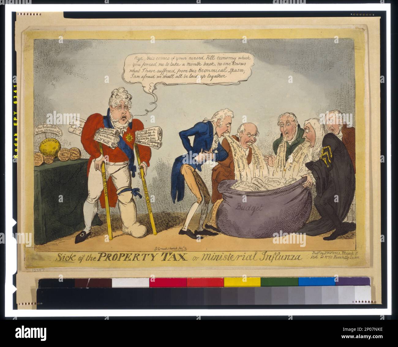 19th century cartoons king george iv hi-res stock photography and ...