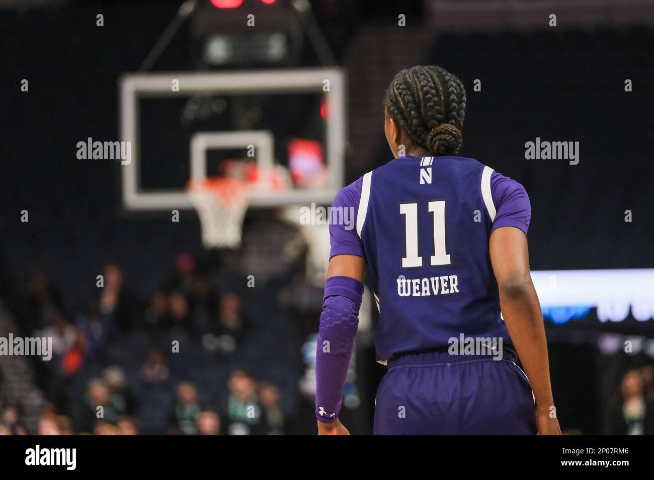 Minneapolis, Minnesota, USA. 2nd Mar, 2023. Northwestern Wildcats guard ...