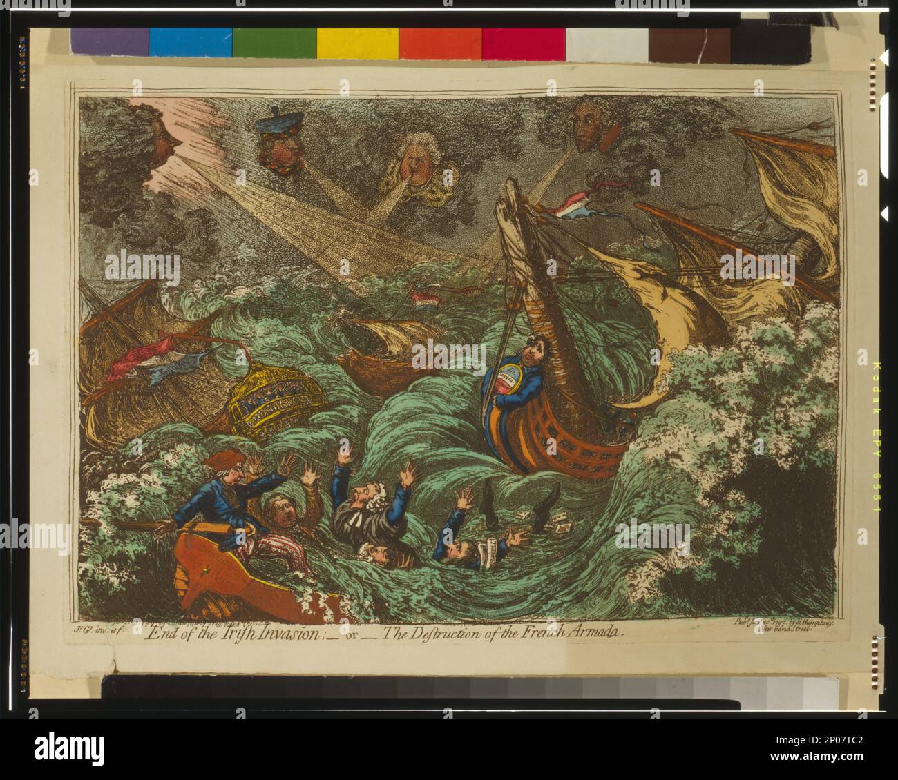 End of the Irish Invasion : - or - the Destruction of the French Armada ...