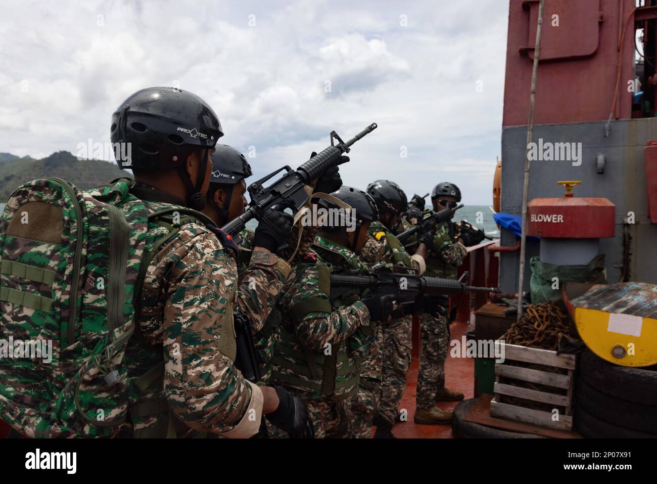NAVAL BASE HERA, TIMOR-LESTE (Feb. 12, 2023) – Timor-Leste Fuzilierios ...