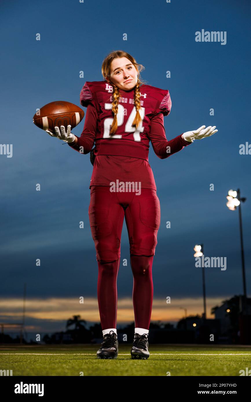 Bella Rasmussen poses for a portrait, February 2, 2023 in Laguna Beach ...