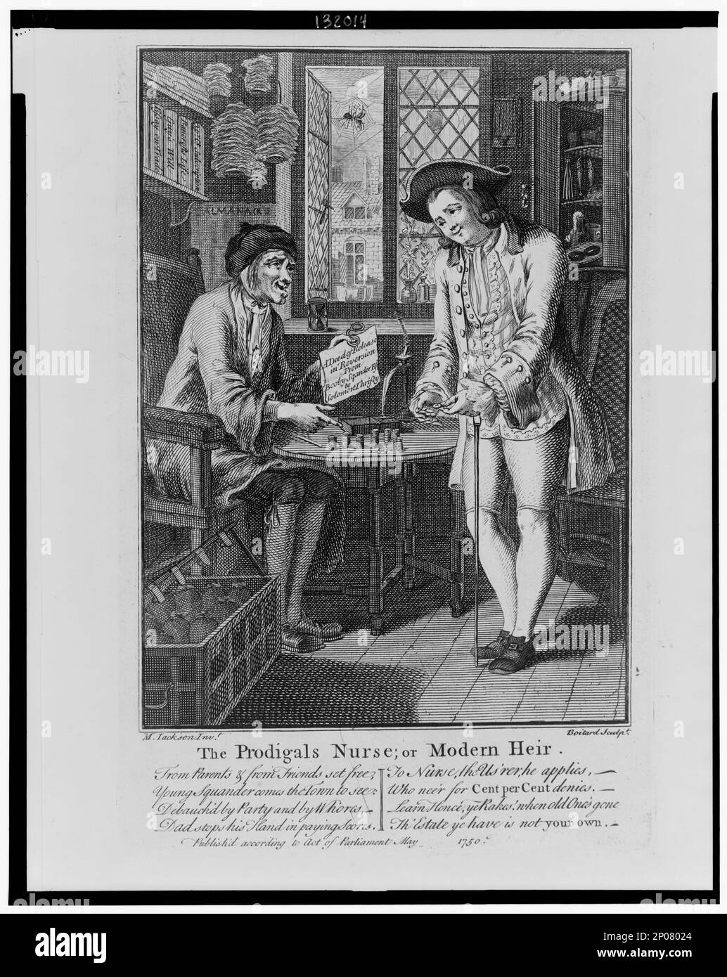 The prodigals nurse, or modern heir M. Iackson, invt. ; Boitard sculpt ...