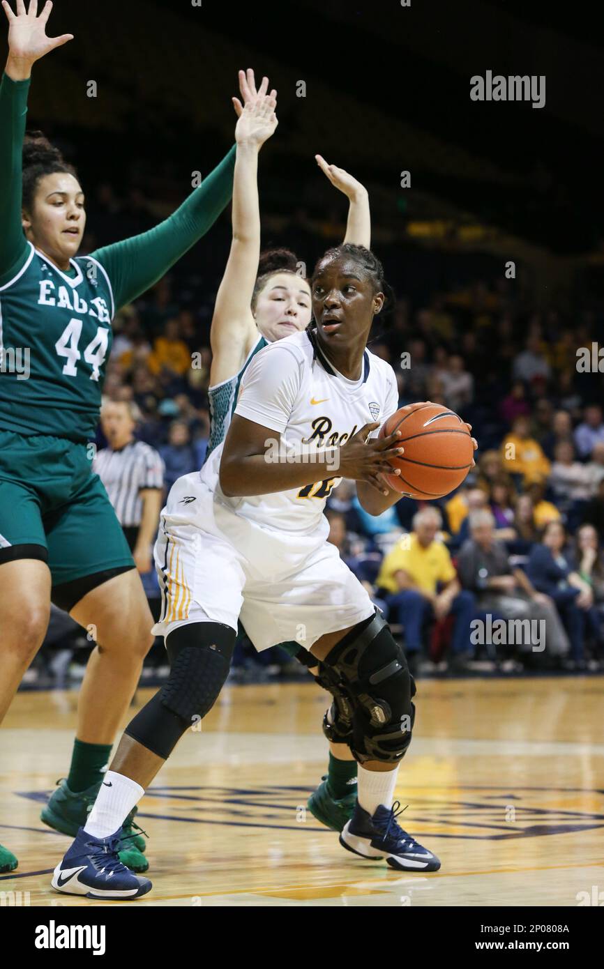 TOLEDO, OH - FEBRUARY 22: Toledo Rockets forward Janice Monakana (12 ...