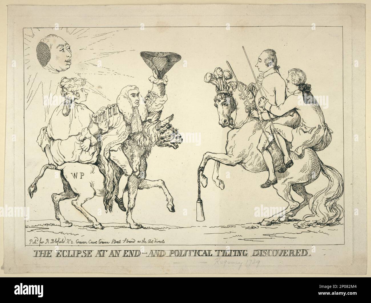 King george iii cartoon hi-res stock photography and images - Alamy