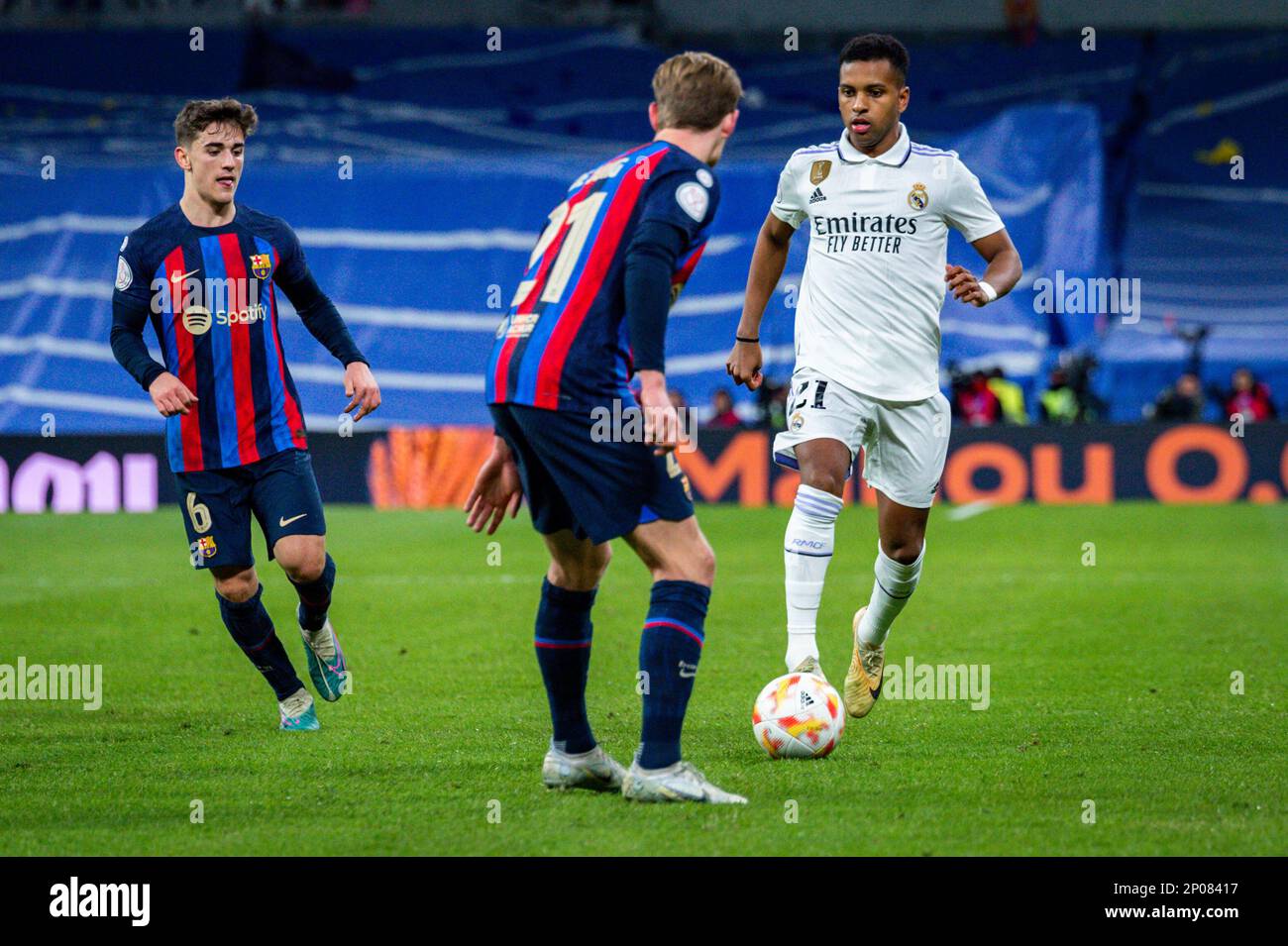 Rodrygo (Real Madrid) in action during the football match between Real ...
