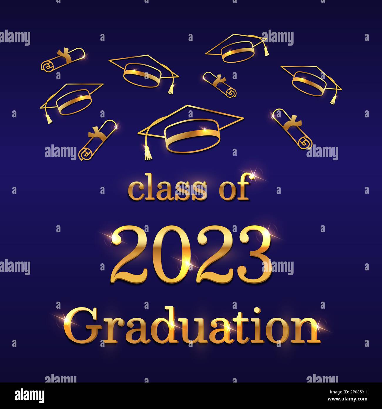 Graduation cap and scroll Stock Vector Images - Alamy