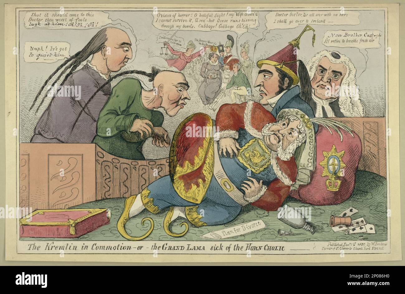 George iv cartoon hi-res stock photography and images - Alamy