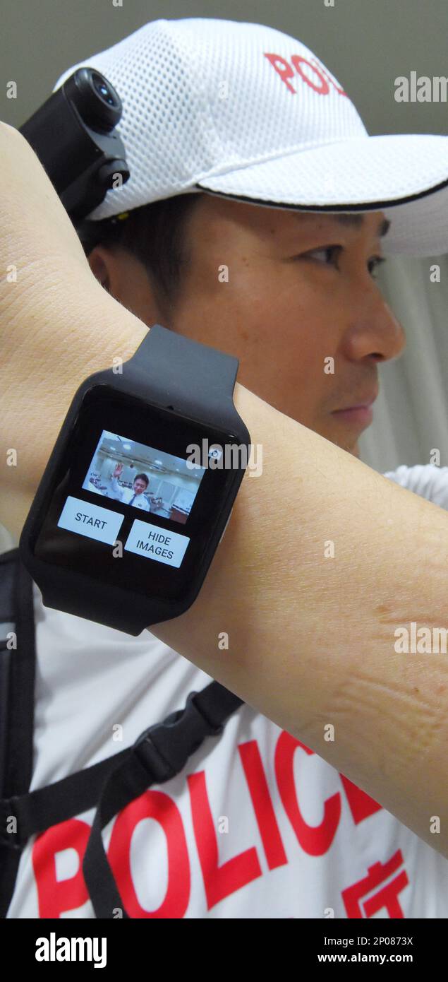 A watch-like device and a camera that will be worn by “running police ...
