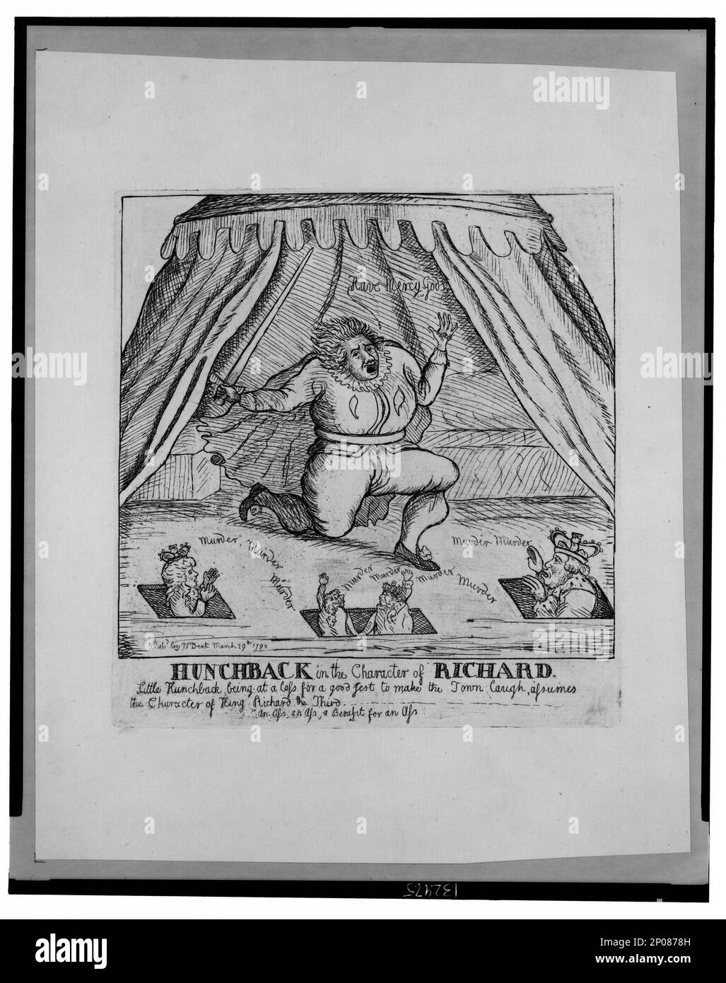 Hunchback in the character of Richard. British Cartoon Prints ... Hunchback in the character of Richard. British Cartoon Prints ...
