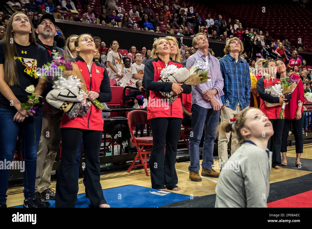 February 18, 2017: Maryland Terrapins Emily Brauckmuller, Sarah Faller ...