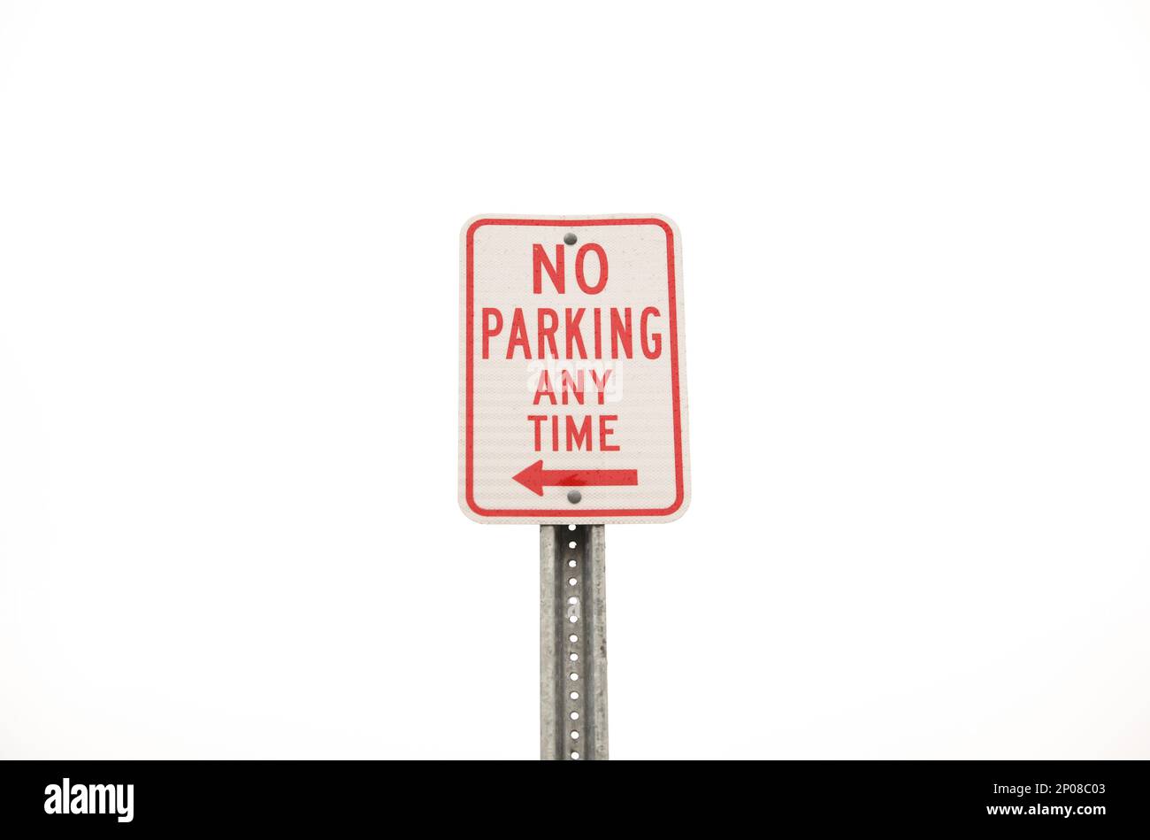 no parking on public street and road sign regulation Stock Photo - Alamy