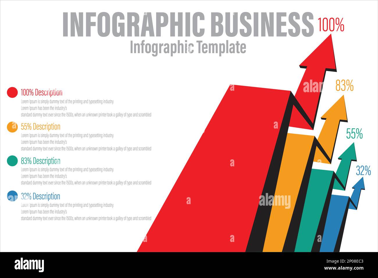 A graphic of a chart with the title infographics in the top right ...