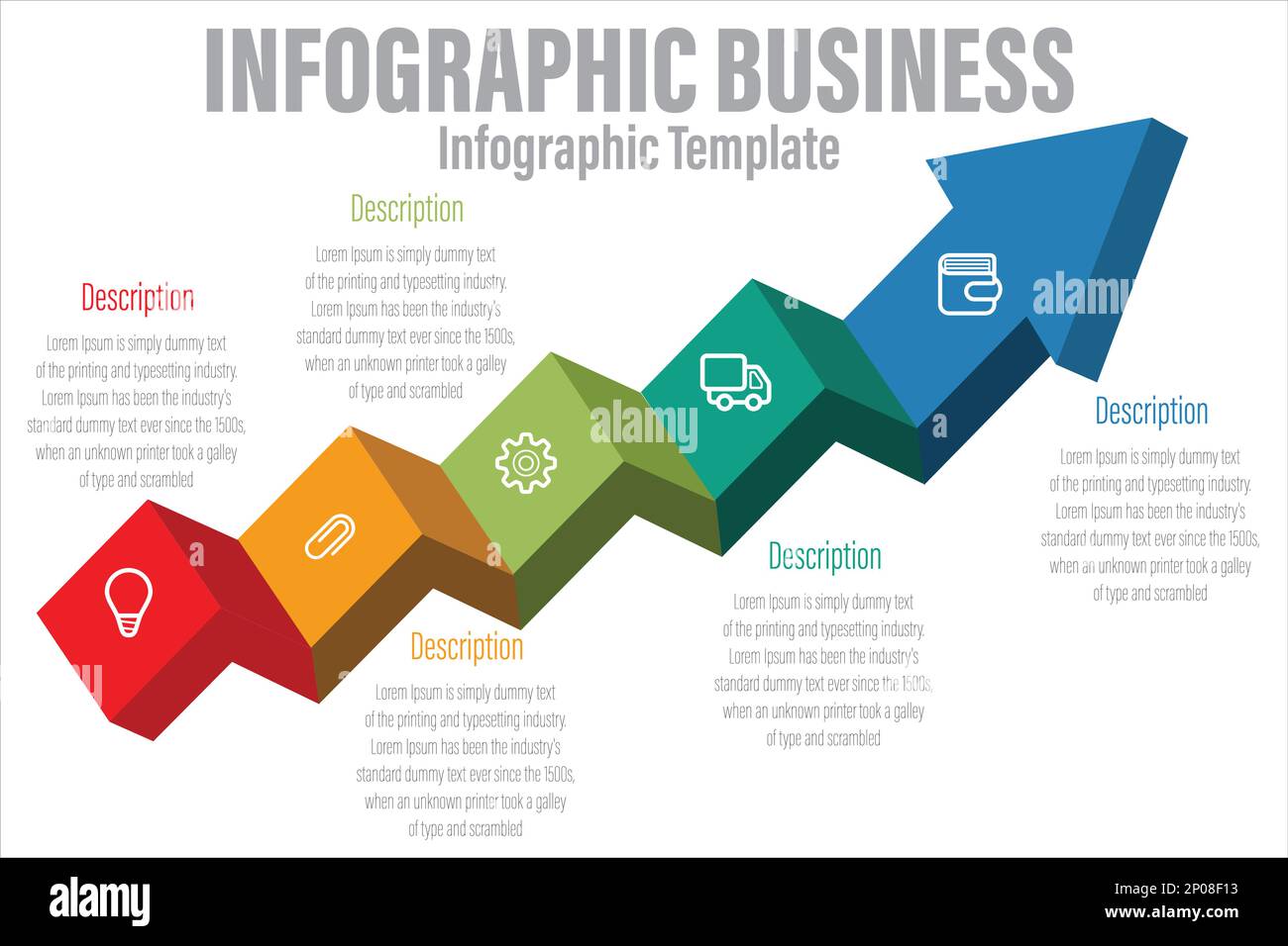 An infographic of a chart with the words infographics Stock Vector ...