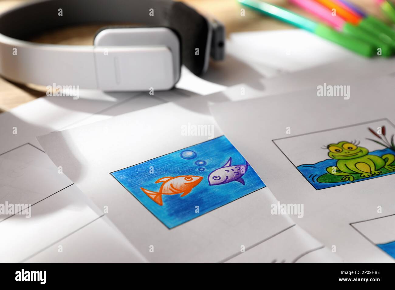 Story board drawings hi-res stock photography and images - Alamy