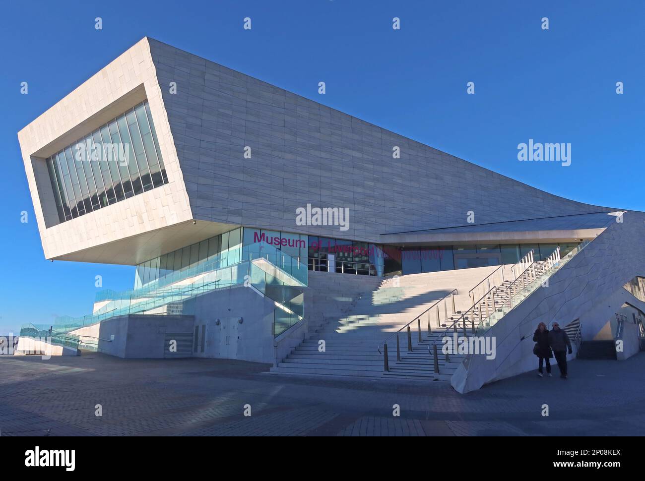 The iconic Museum of Liverpool building, Mann Island, Pier Head ...