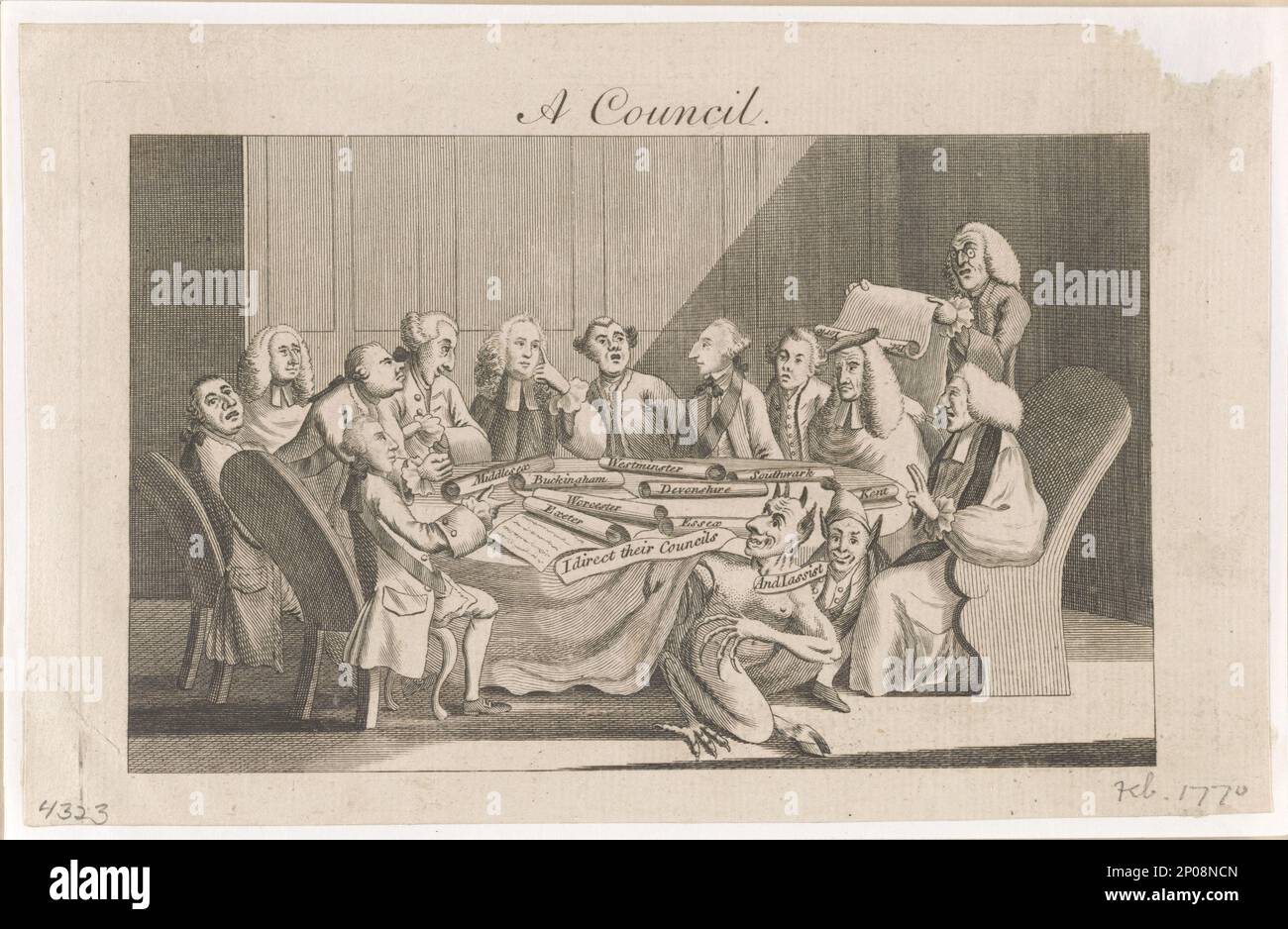 A council. British Cartoon Prints Collection . Politics & government ...
