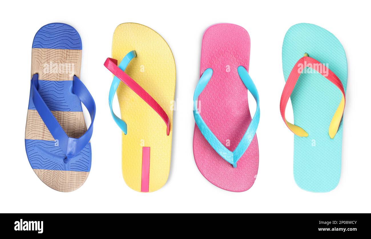 Flip flop set collection hi-res stock photography and images - Alamy