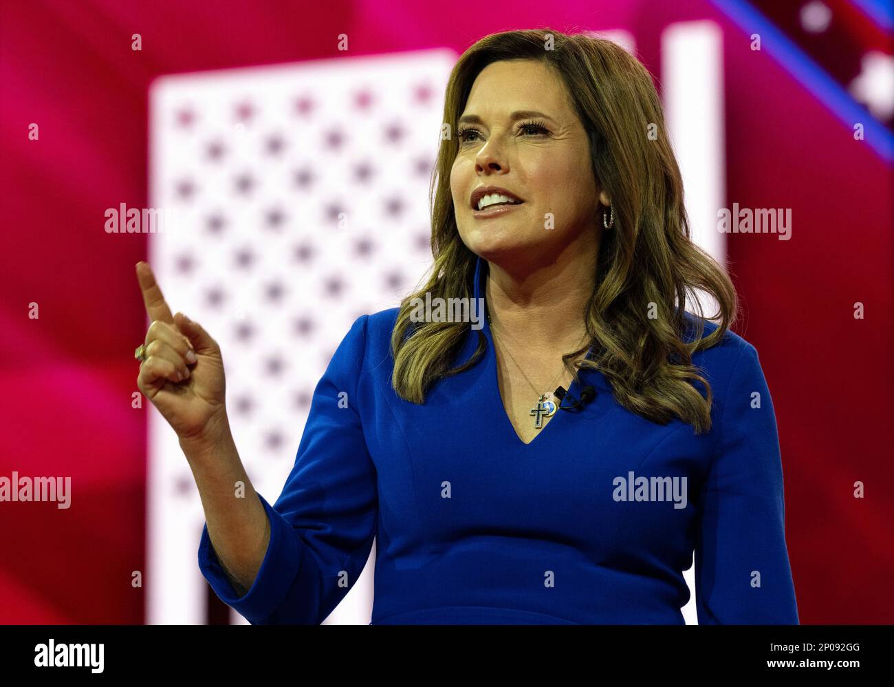 National Harbor, Maryland, USA. 2nd Mar, 2023. Mercedes Schlapp, Co ...