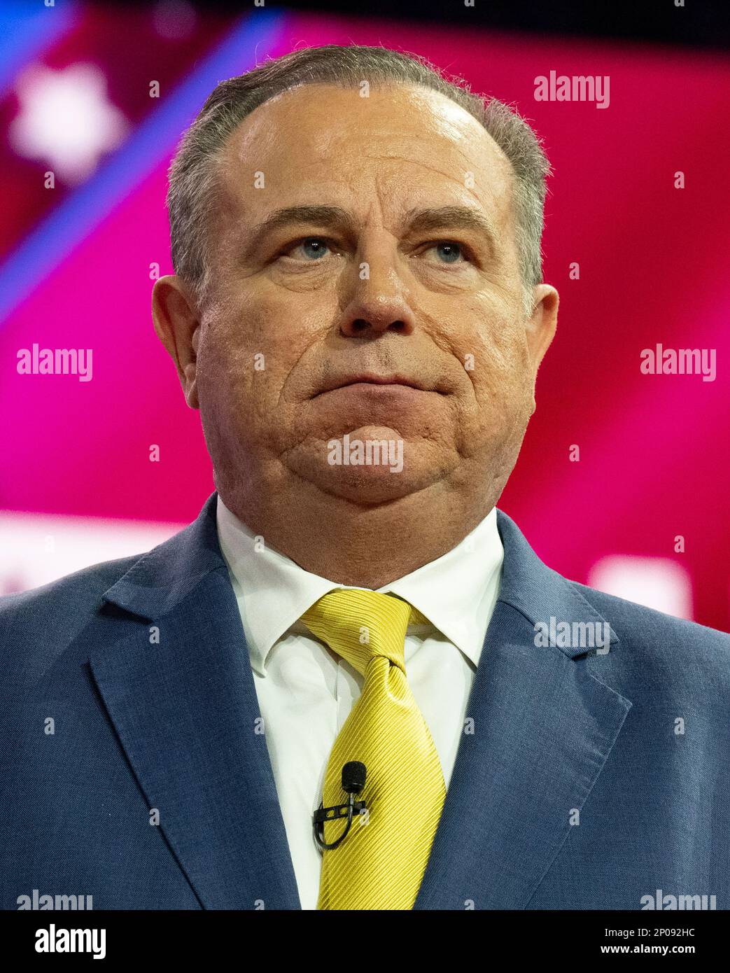 National Harbor, Maryland, USA. 2nd Mar, 2023. Chris Ruddy, CEO Newsmax ...