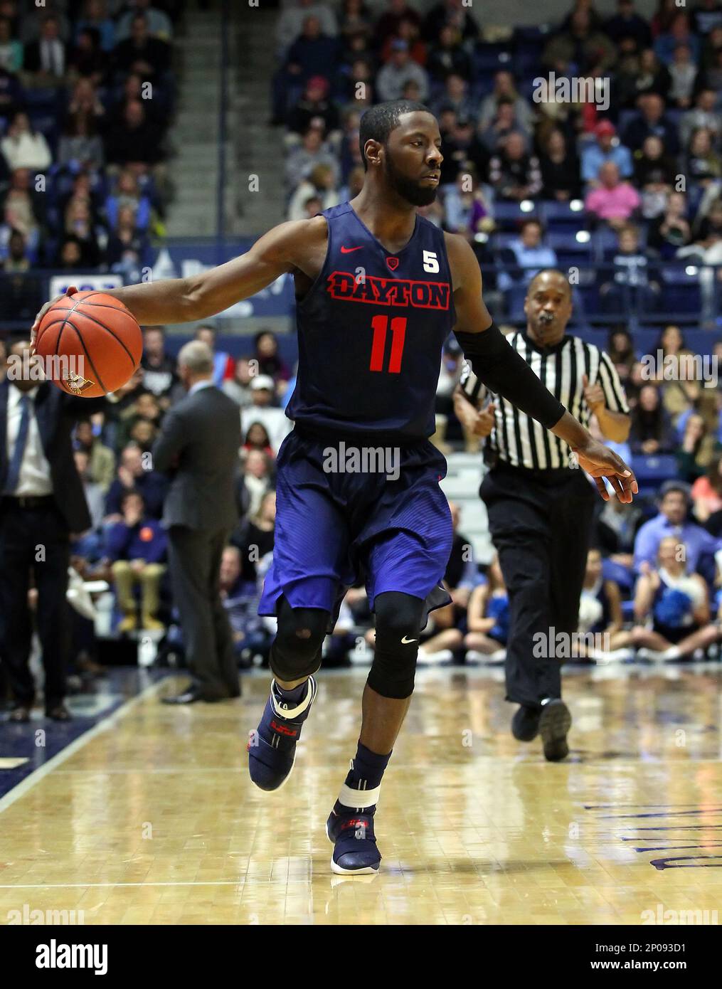KINGSTON, RI - FEBRUARY 10: Dayton Flyers guard Scoochie Smith (11 ...