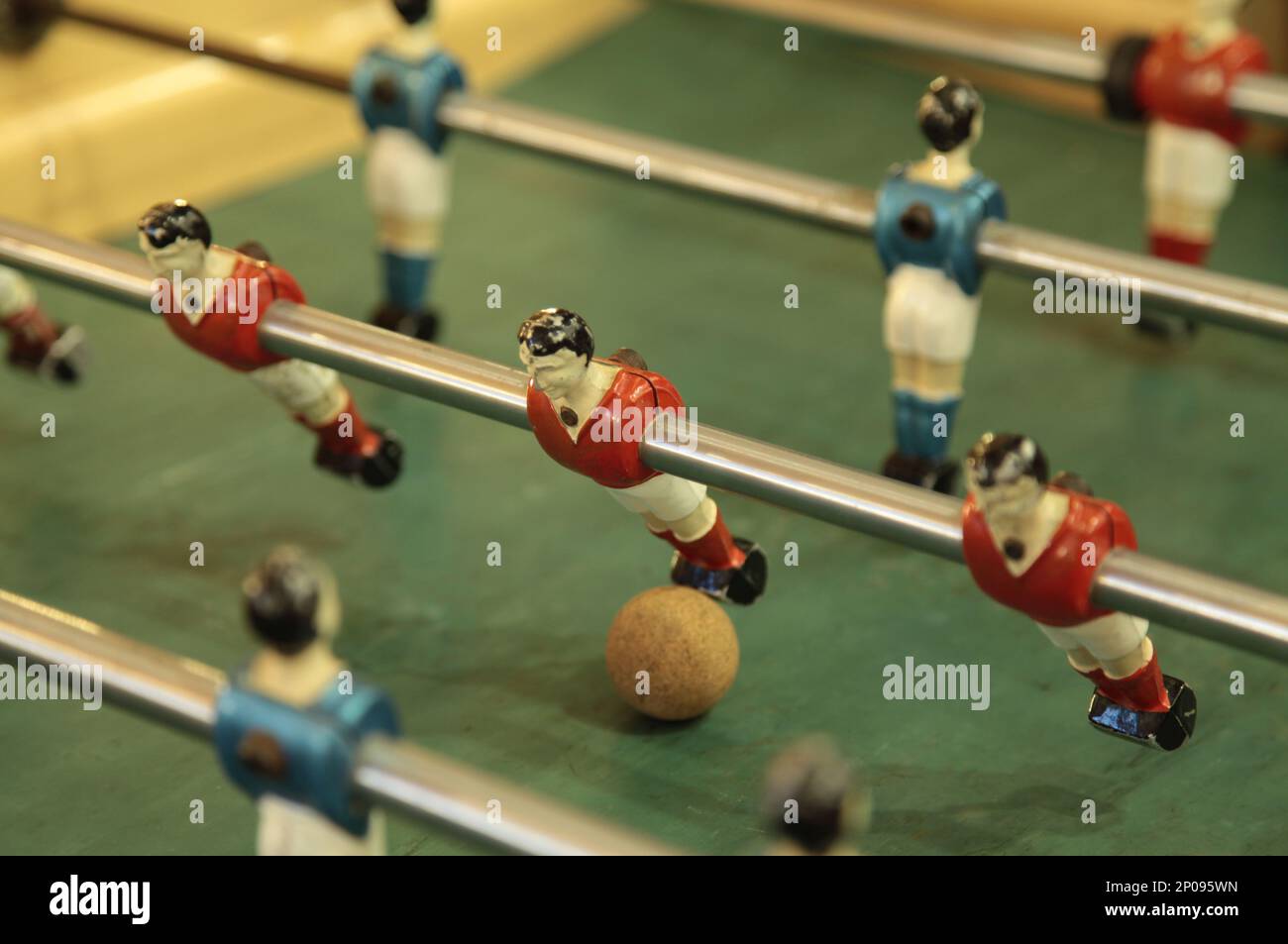 Table football, commonly called fuzboll or foosball (as in the German ...