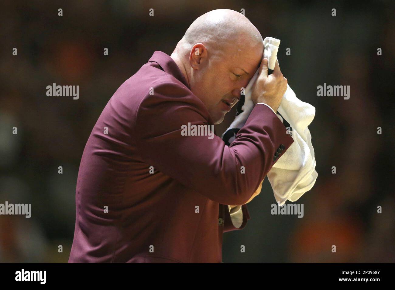 Virginia Tech head coach Buzz Williams in the first half of an NCAA ...
