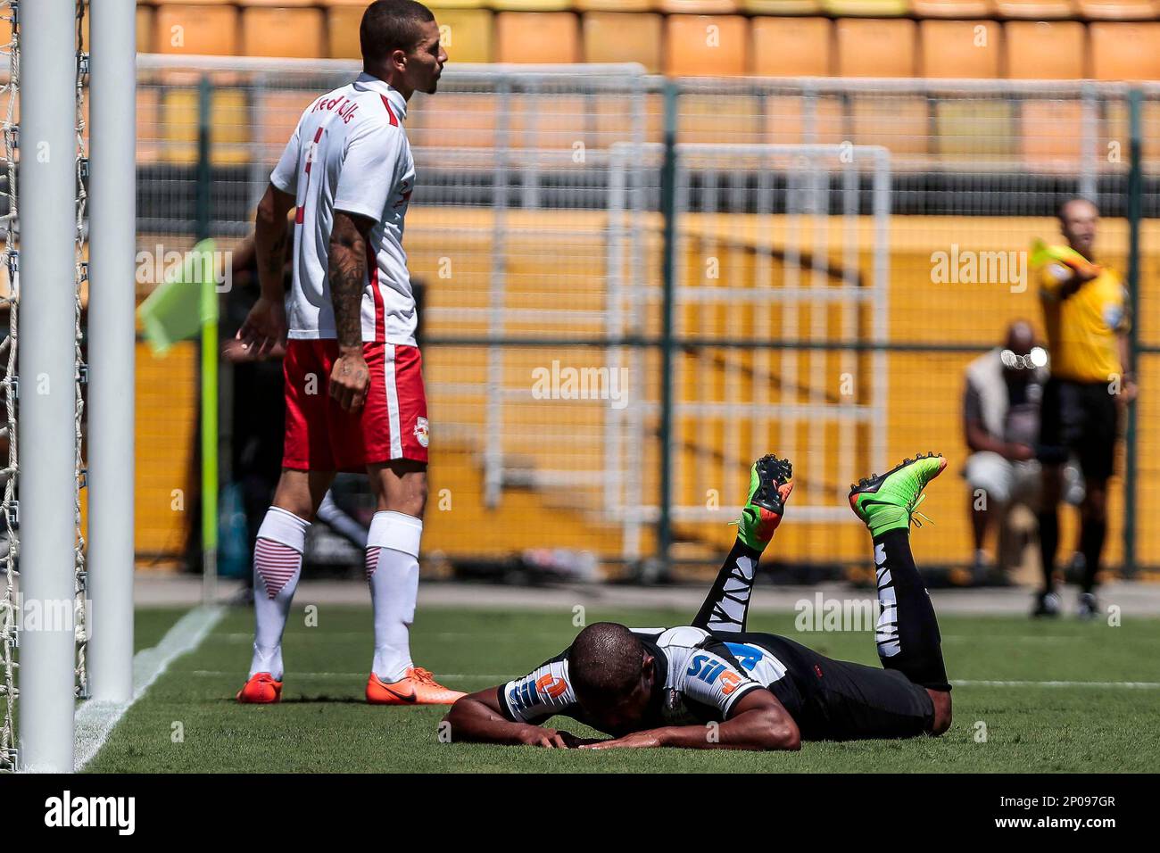 SP - Sao Paulo - 12/02/2017 - Paulista 2017, Red Bull Brasil x Santos ...