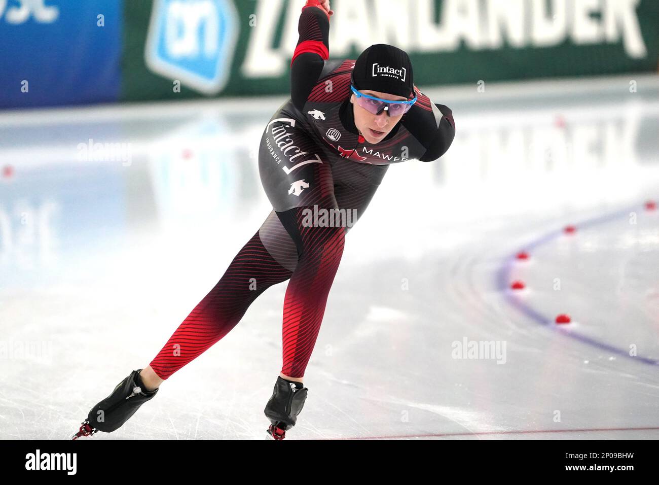 Ivanie Blondin (CAN) in action during the 3000m women during ISU World ...