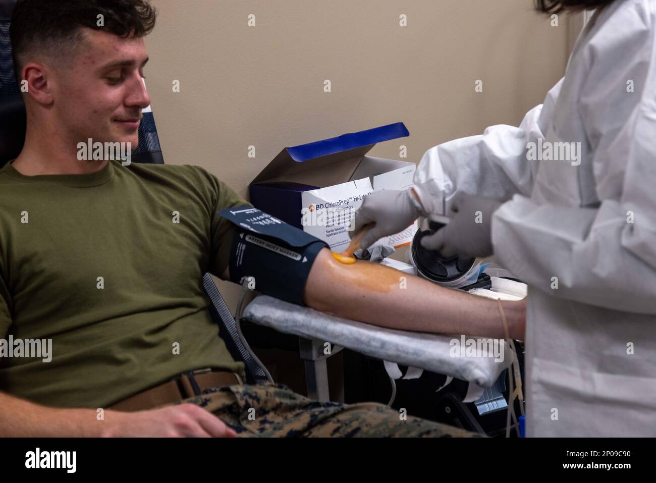 U.S. Marine Corps Cpl. Jake Zukowski, an advanced automatic test ...
