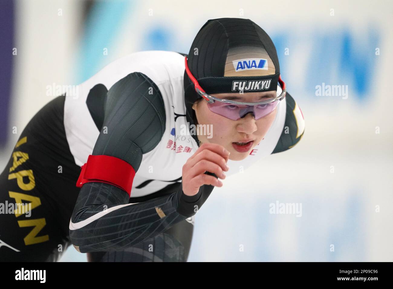 Momoka Horikawa (JPN) in action during the 3000m women during ISU World ...