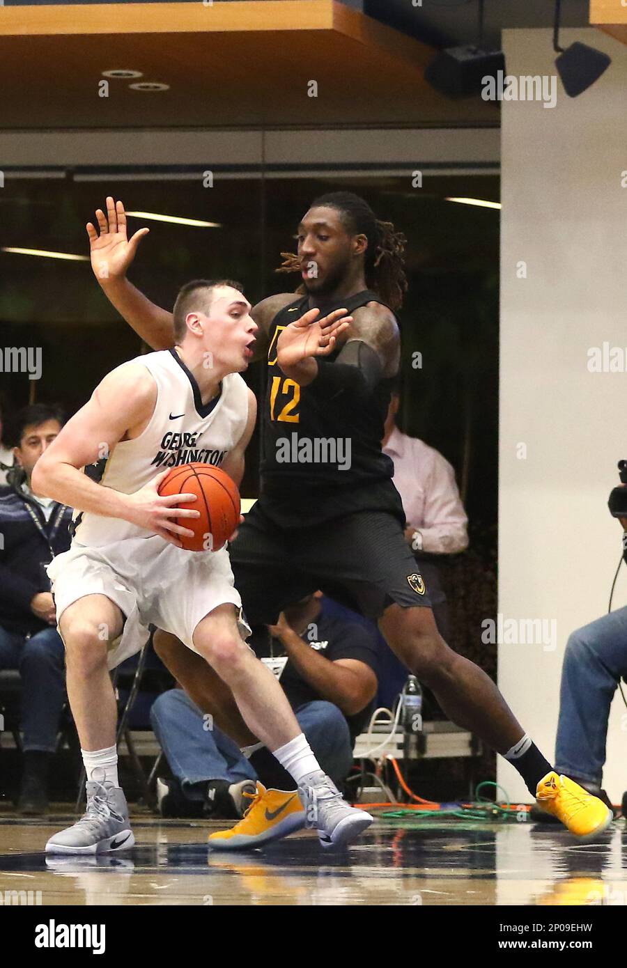 Virginia commonwealth rams forward mo alie cox 12 hi-res stock ...