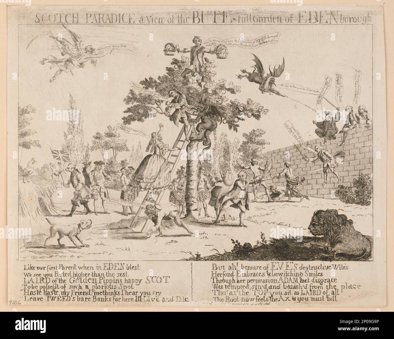 Scotch paradice, a view of the Bute eye full Garden of Edenborough ...