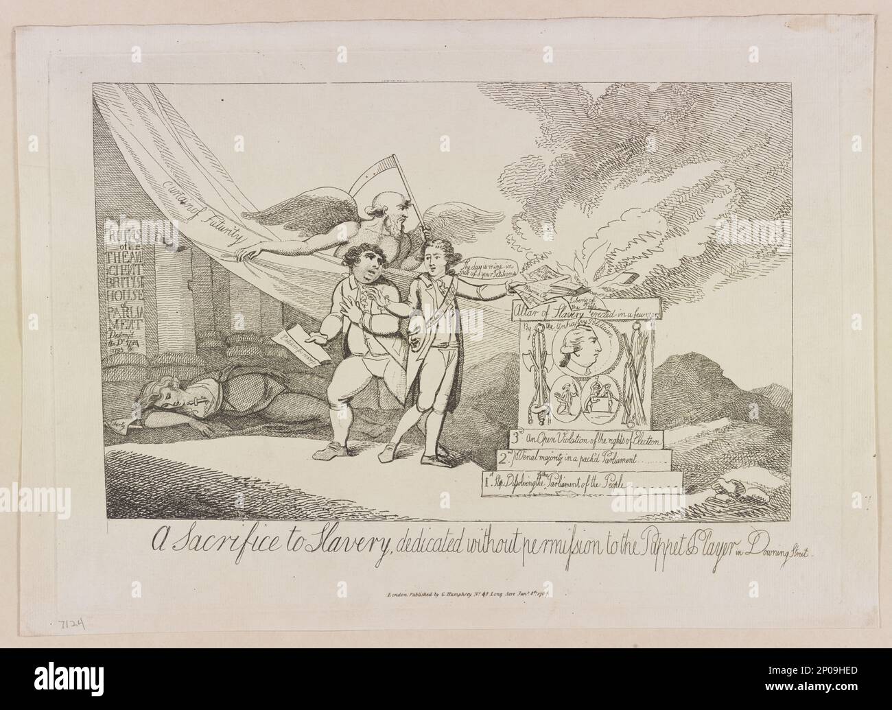 A sacrifice to slavery, dedicated without permission to the puppet ...