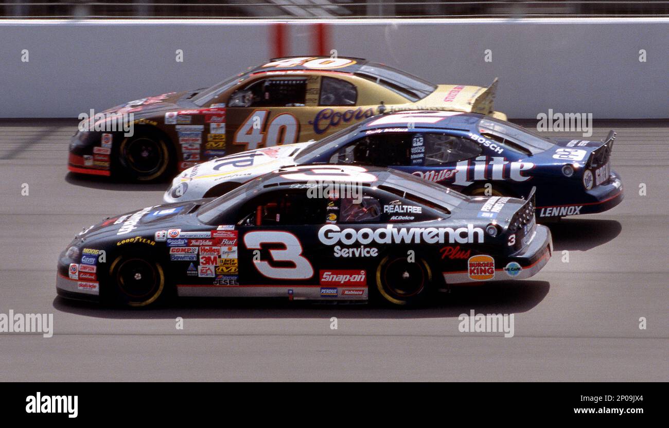 02 May. 1999: NASCAR driver Dale Earnhardt (3) in his Goodwrench ...