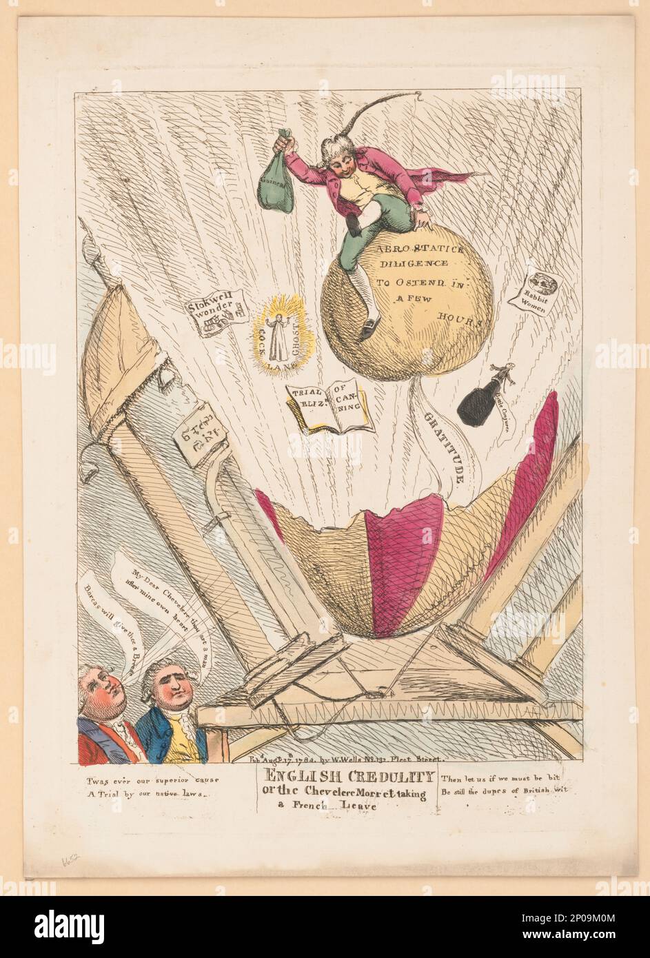 English credulity or The Chevelere Morret taking a French leave ...