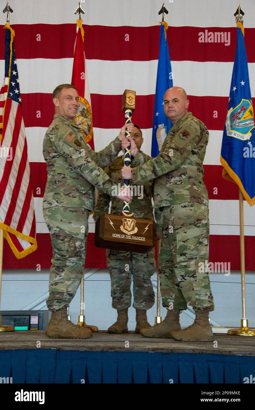 U.S. Air Force Col. George H. H. Downs, Commander of the 125th Fighter ...