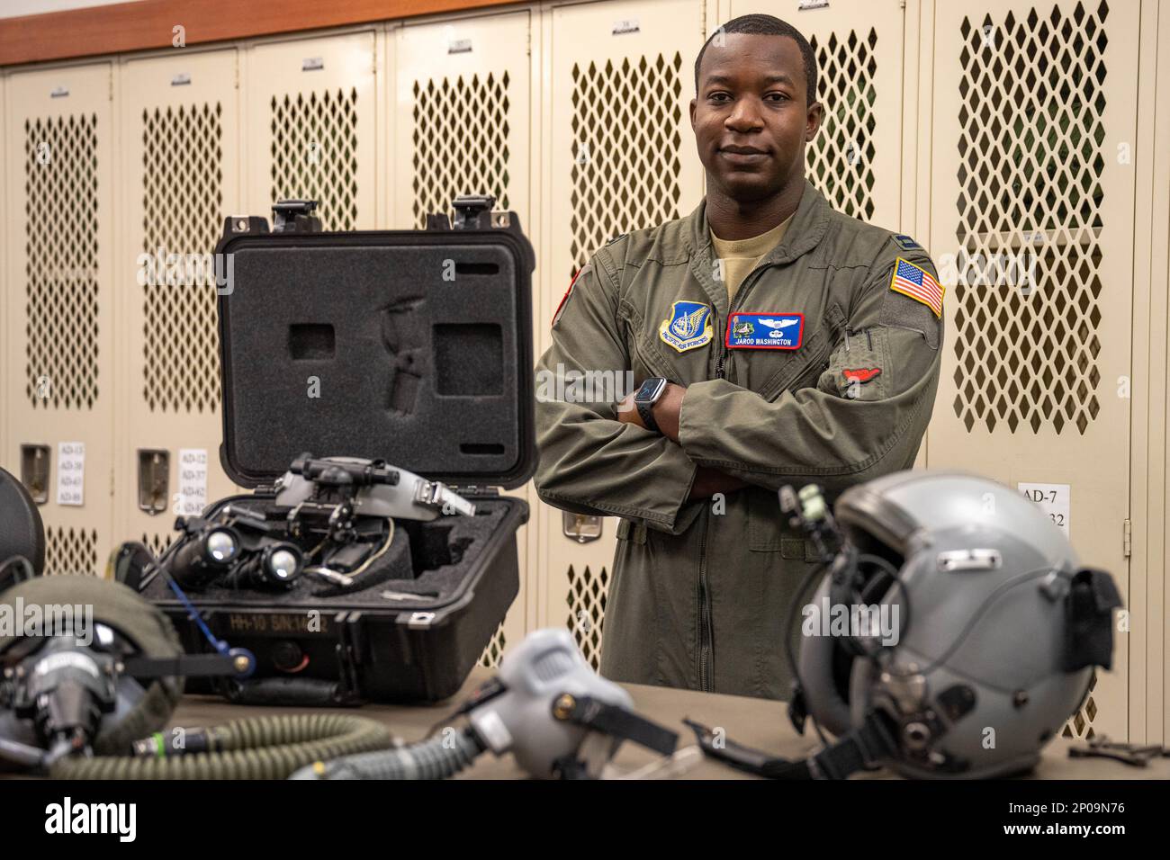Capt. Jarod Washington, 15th Operations Support Squadron aircrew flight ...