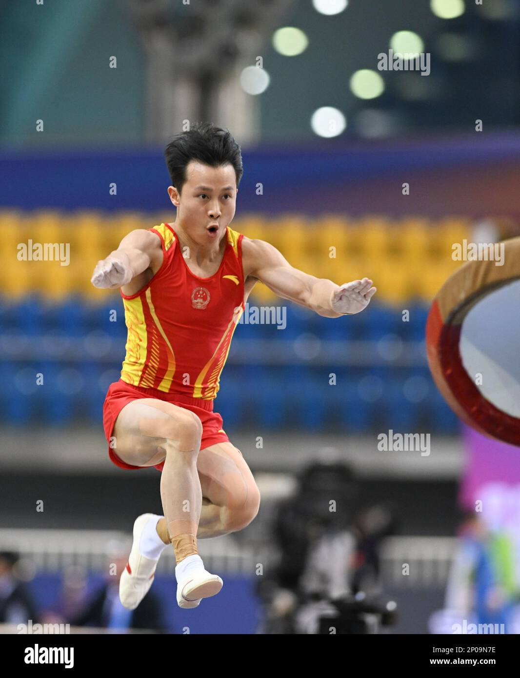 Doha, Qatar. 2nd Mar, 2023. Chen Zhilong of China competes during the ...