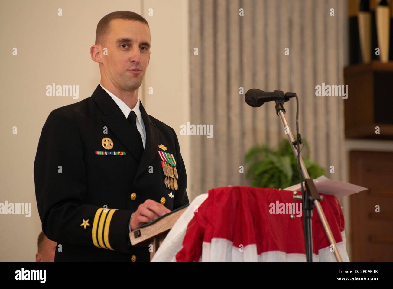 KINGS BAY, Ga. (Jan. 27, 2023) Cmdr. James Kepper IV, incoming ...